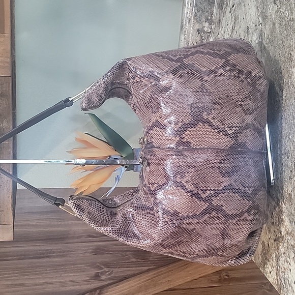 G.I.L.I. | Bags | Gili Euc Got It Love It Large Leather Python Snake ...